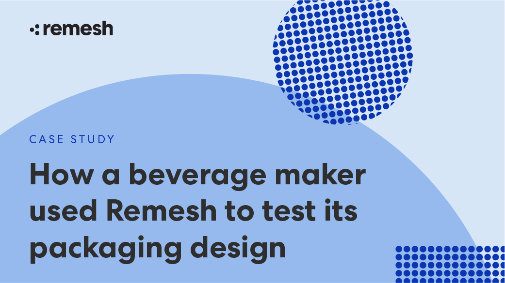 Remesh | Beverage Maker Case Study